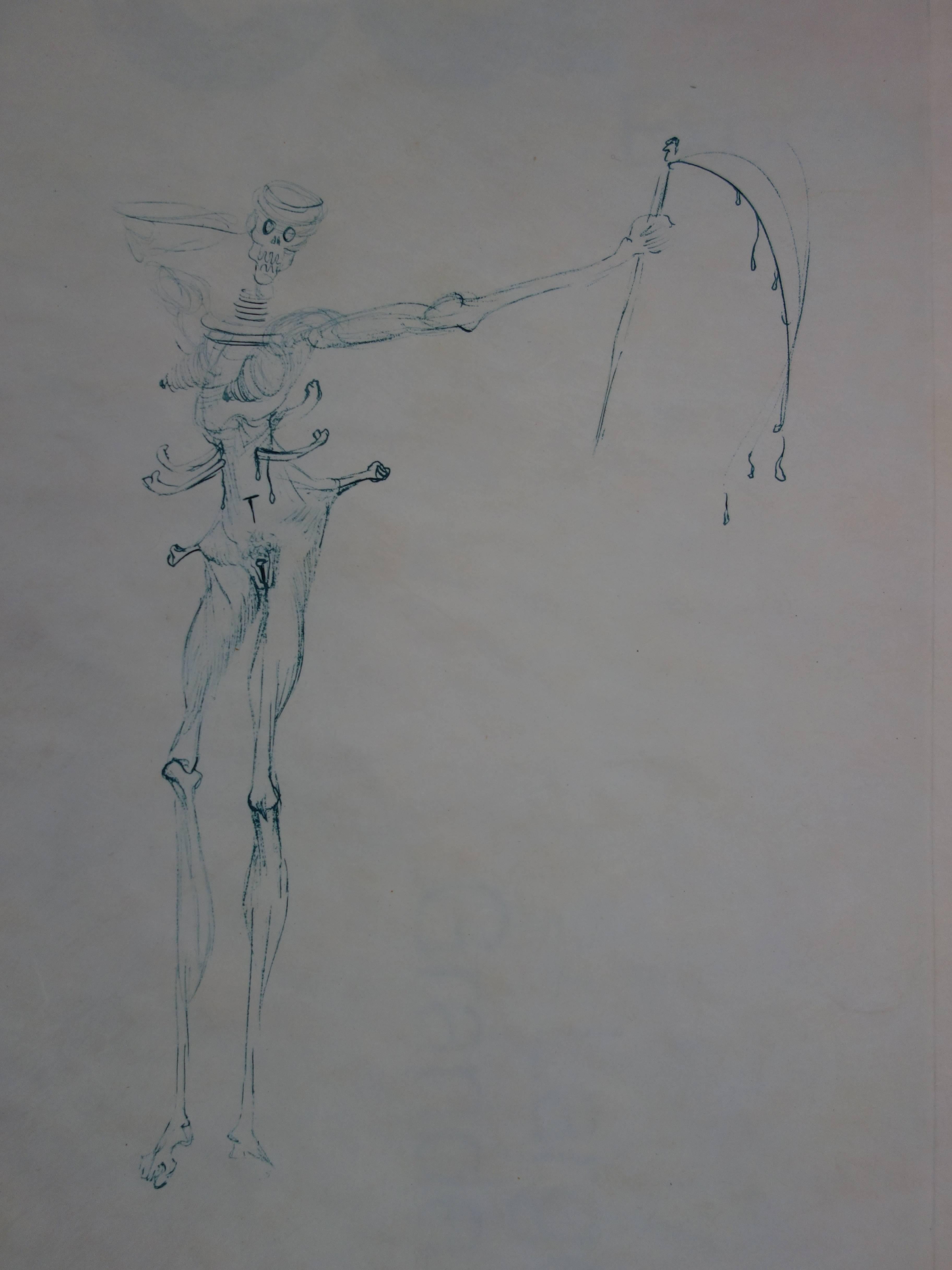 Salvador Dalí­ - Death With Drawers - Original etching - 1969 at 1stDibs