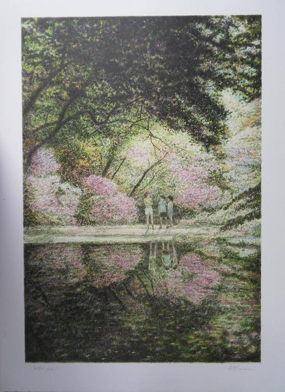 Harold Altman - New York City : Spring at Central Park - Original ...
