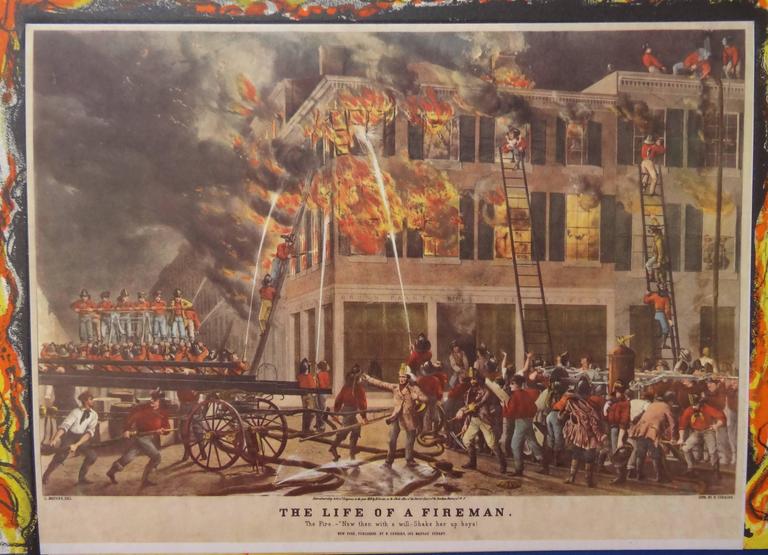 Salvador Dalí­ - Currier and Ives : Fire, Fire, Fire - Original ...