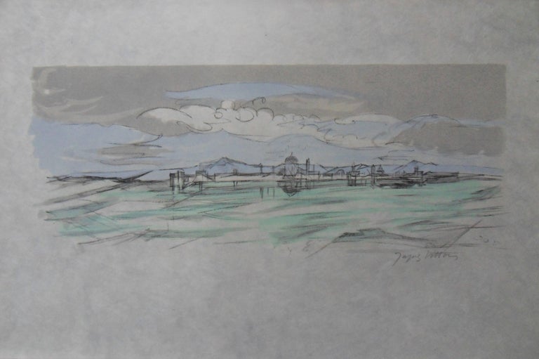 Jacques Villon - Italy : Landscape near Mantua - Signed lithograph ...