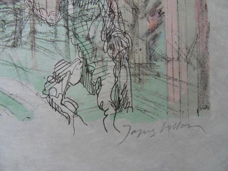 Jacques Villon - Atrium - Signed lithograph - Mourlot 1953, Print For ...