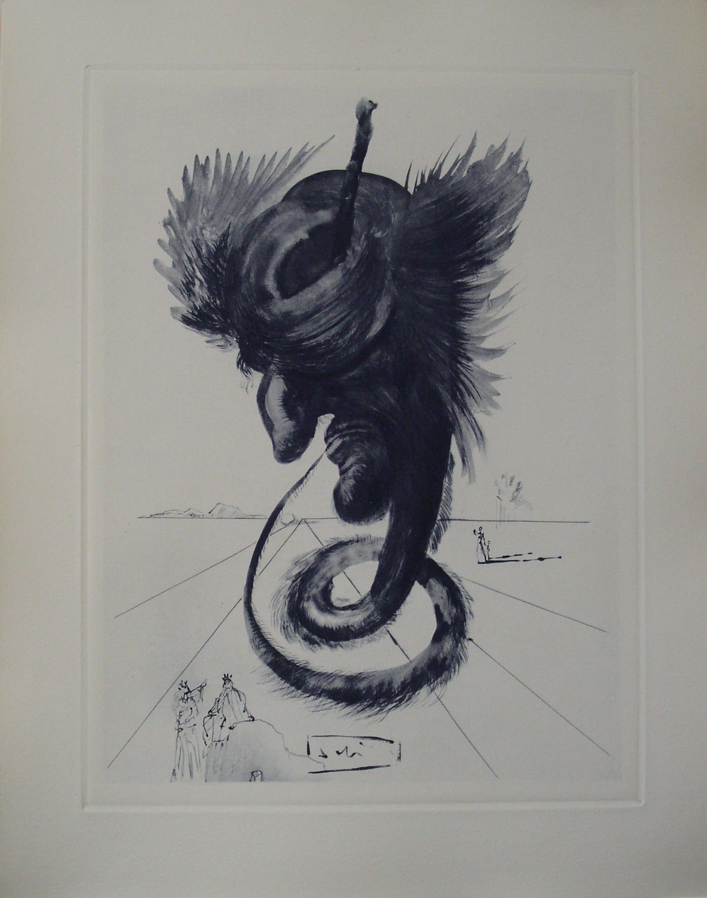 Salvador Dalí­ - Salvador Dali Gentleman Verona Etching Hand Signed ...