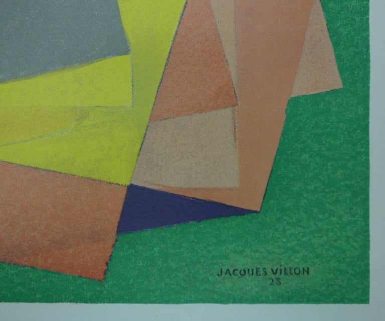 Jacques Villon - Exhibition poster "Cent Tableaux de Jacques Villon ...