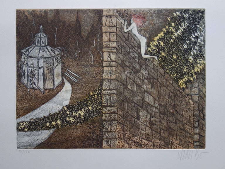 Lars Bo - The Other Side of the Wall - Original Handsigned Etching ...