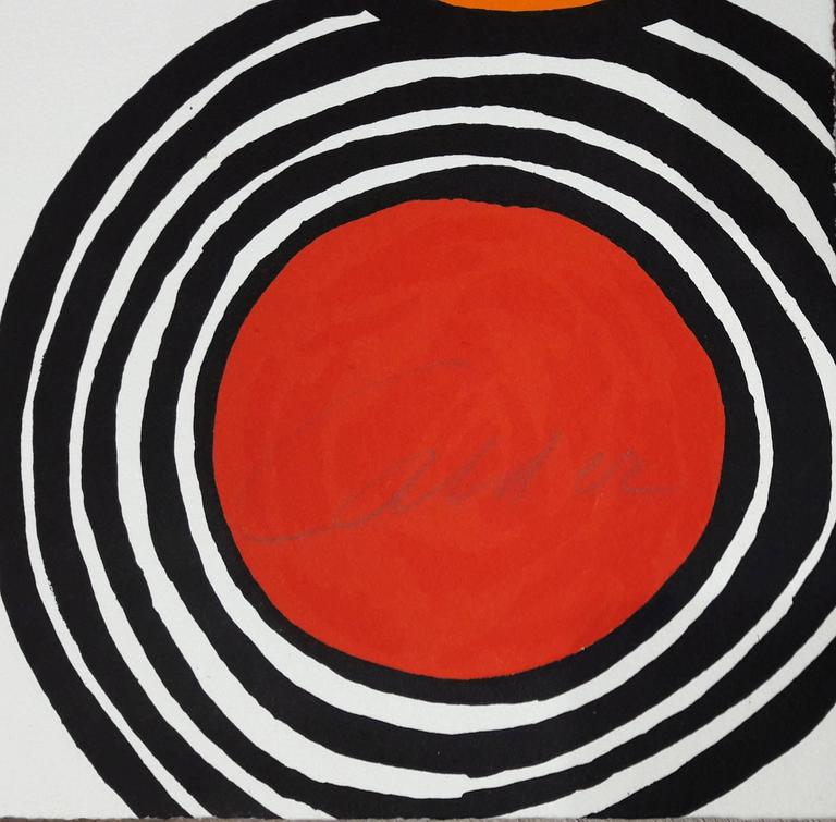 Alexander Calder - Composition With Circles - Original Lithograph ...