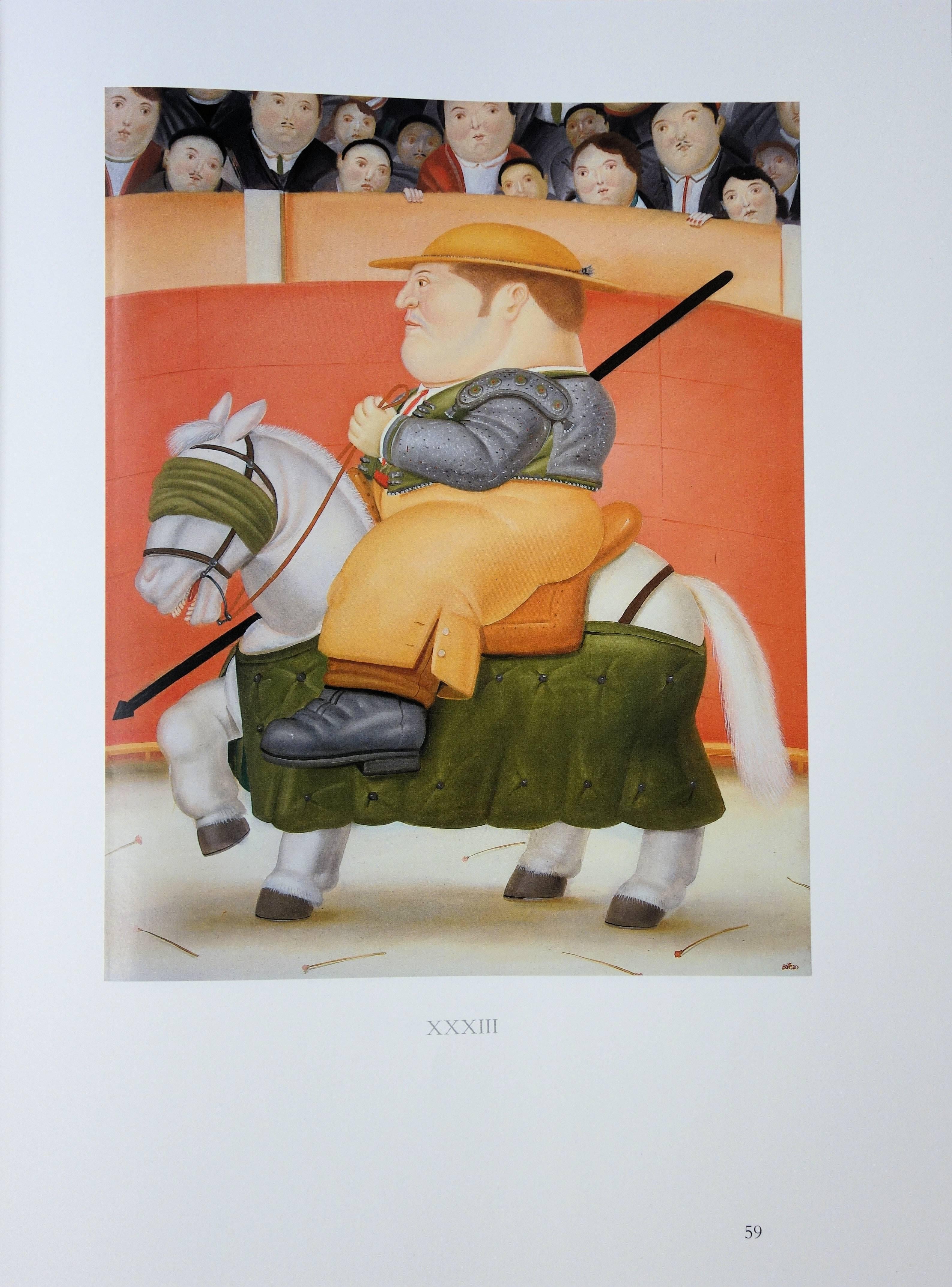 Fernando Botero - Bull in Arena - Original Handsigned Ink Drawing at ...