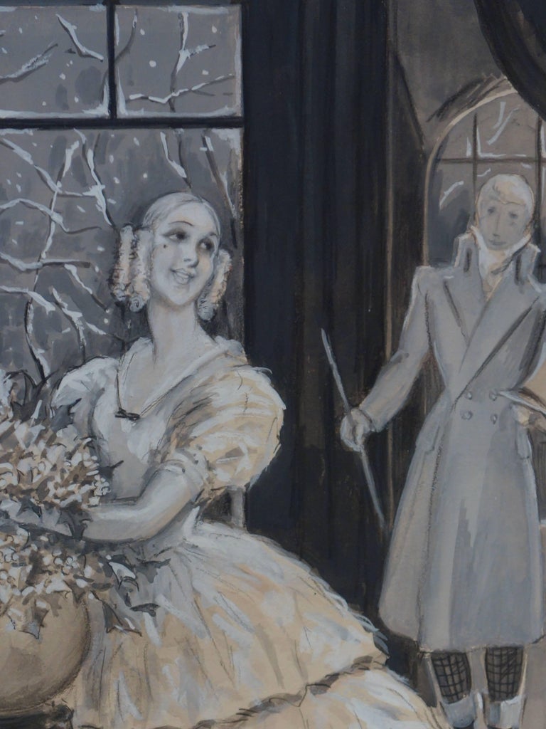 Marcel Bloch - A Charming Unexpected Visit - Original handsigned ...