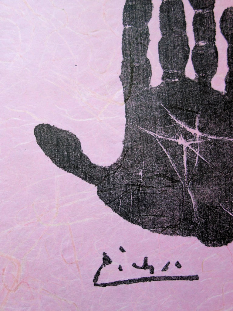 Pablo Picasso - Hand of the Artist - Original lithograph - 1962 at 1stDibs