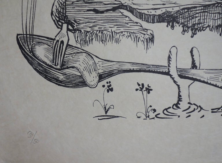 Salvador Dalí­ - Pantagruel : Plate 22 - The Bug Lady - Original ...