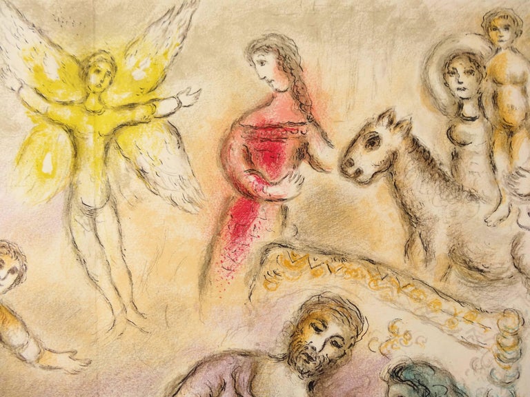 Marc Chagall - Odyssey : Odysseus and Penelope Now in Peace - Original ...