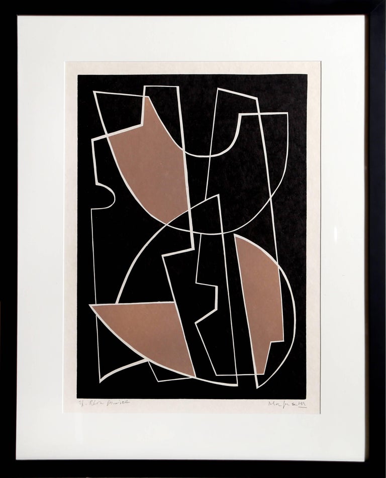 Alberto Magnelli - V from La Magnanerie de la Ferrage For Sale at 1stDibs