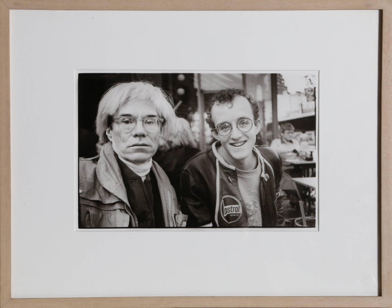Christopher Makos - Andy Warhol and Keith Haring For Sale at 1stDibs