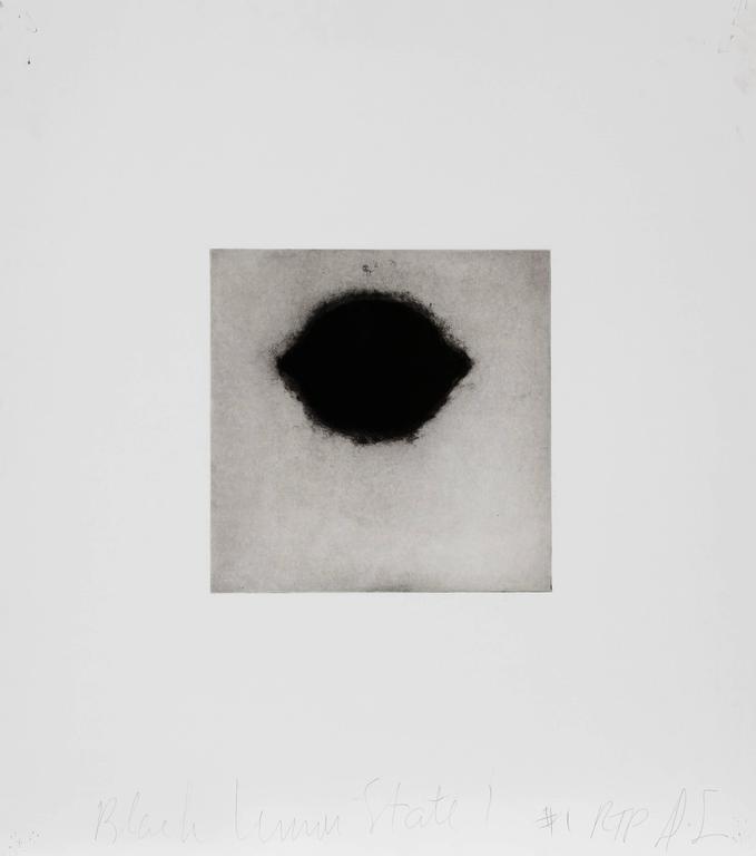 Donald Sultan - Black Lemon (State #1) at 1stDibs