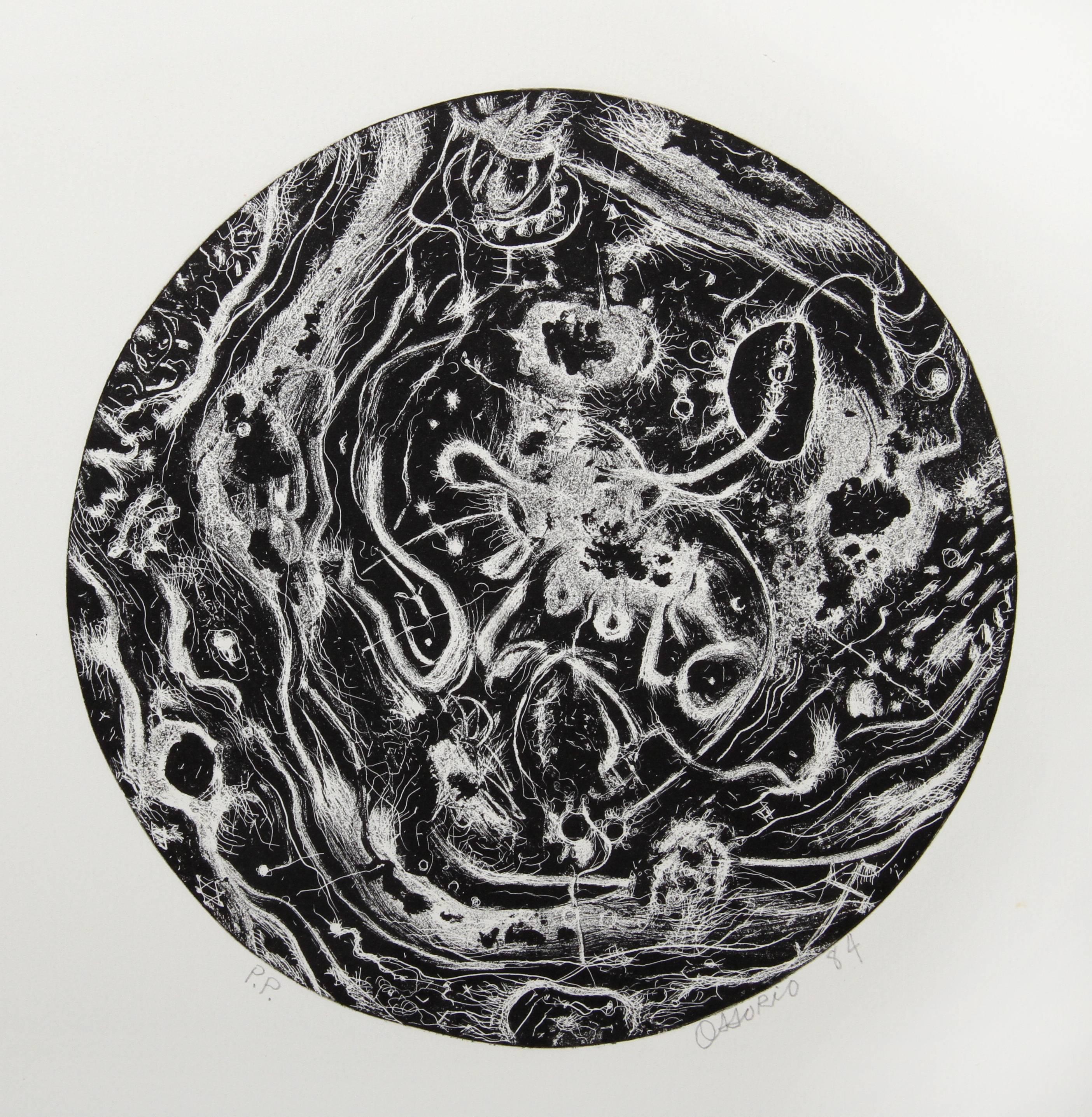 Alfonso Ossorio - Amordie, Abstract Expressionist Etching by Alfonso ...