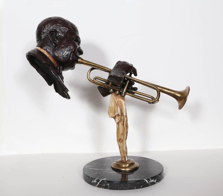 Ed Dwight - Satchmo at 1stDibs | ed dwight sculptures for sale, ed ...