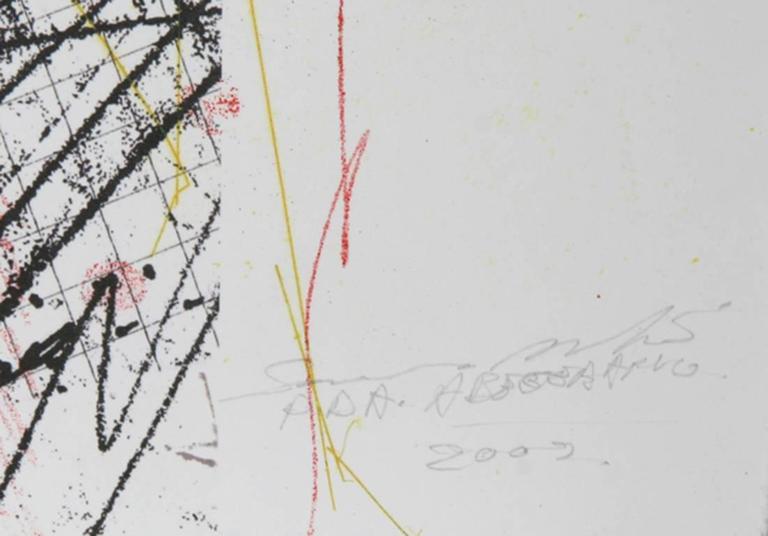 Sandro Martini - Abecedario (Red) For Sale at 1stDibs