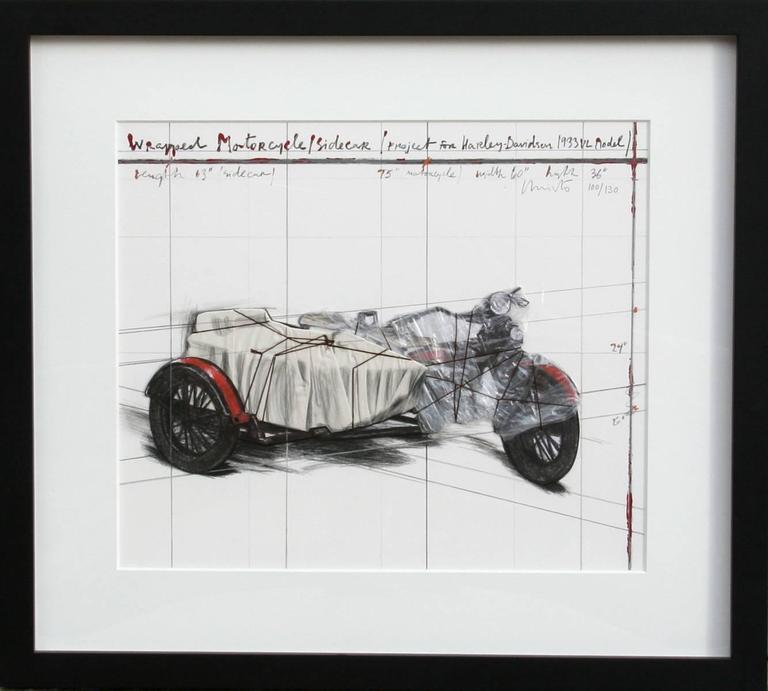 Christo and Jeanne-Claude - Wrapped Motorcycle: Project for Harley ...