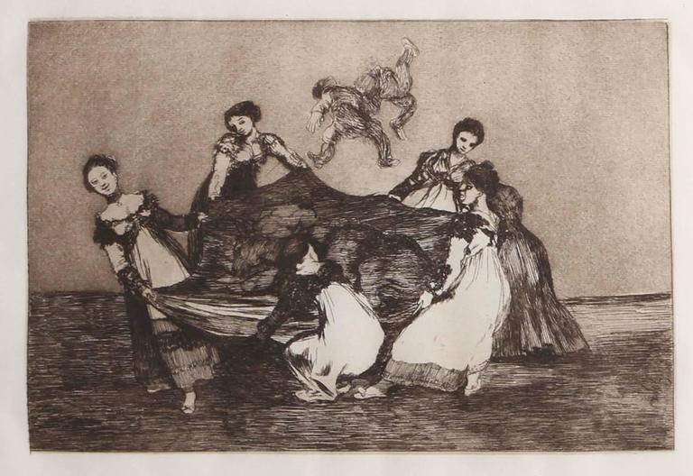 Francisco Goya - Pesa Mas Que un Burro Muerto from Los Disparates at ...