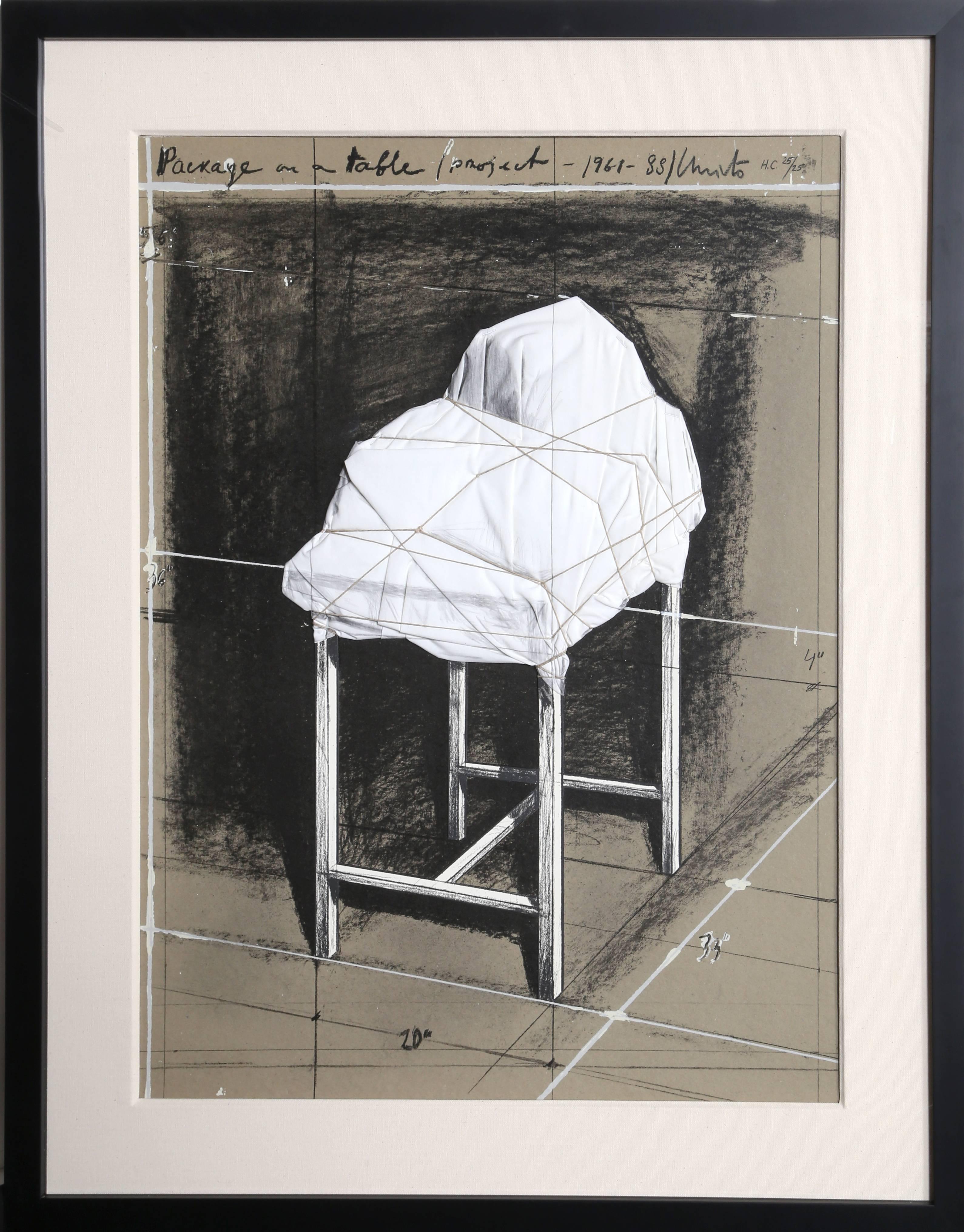 Christo and Jeanne-Claude - Package on a Table (Project 1961-88) For ...