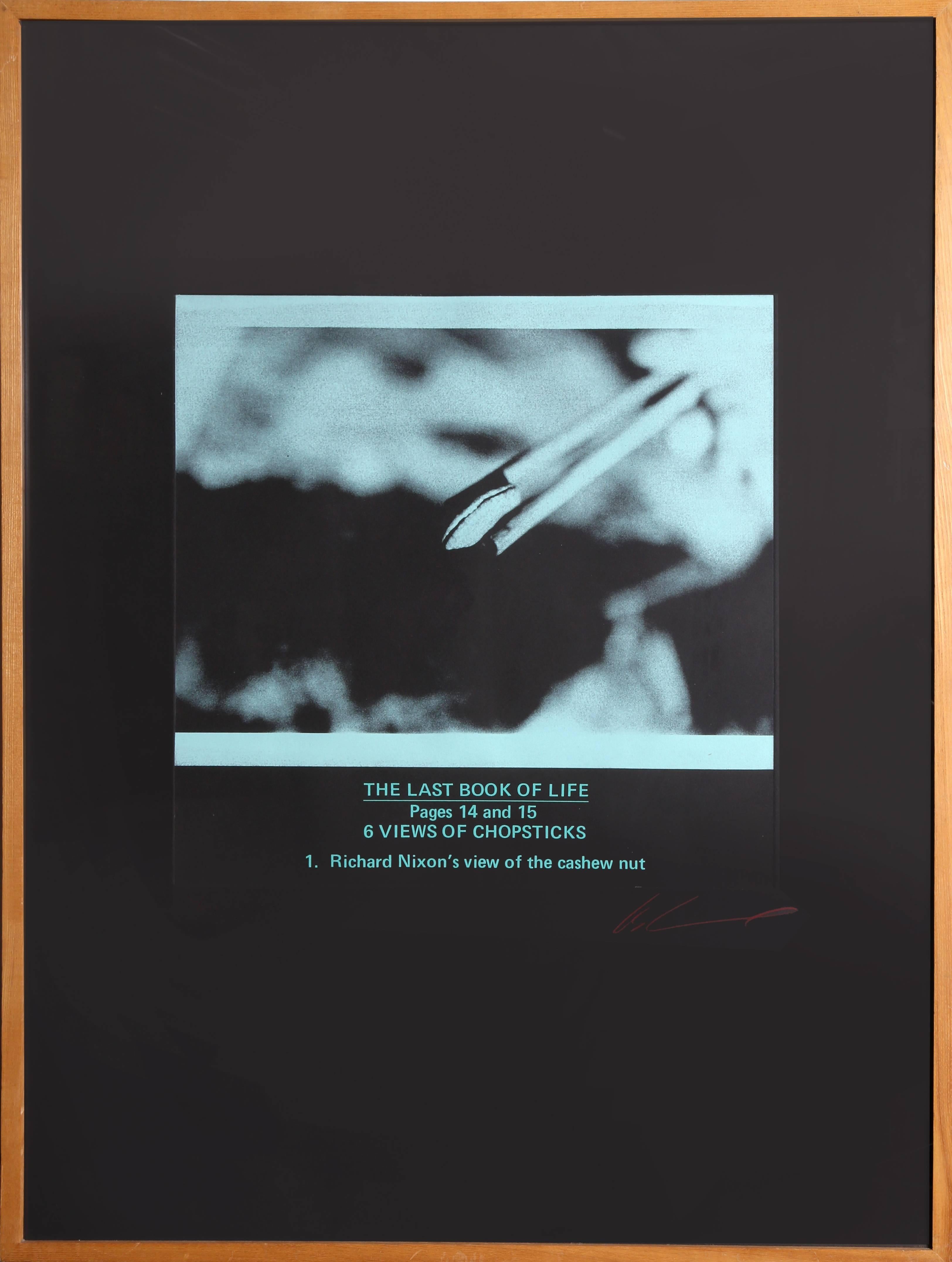 Les Levine - Large Conceptual "Last Book of Life" Photo Etching 1970s ...