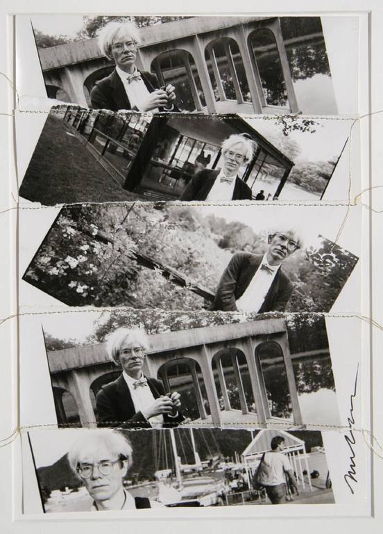 Christopher Makos - Christopher Makos, "Andy Warhol Collage," Sewn ...