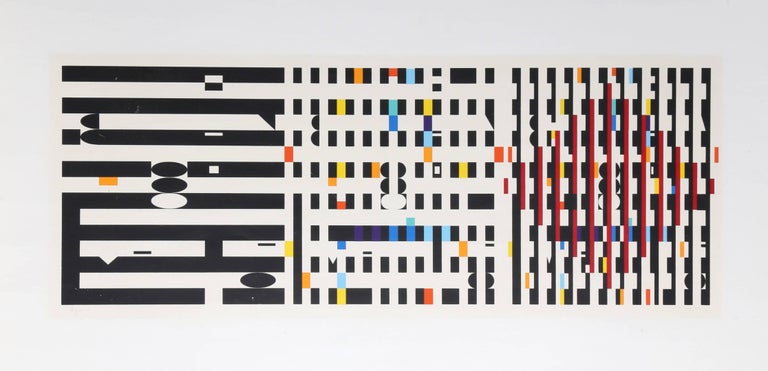 Yaacov Agam - Yaacov Agam, OP Art Serigraph, circa 1980 at 1stDibs