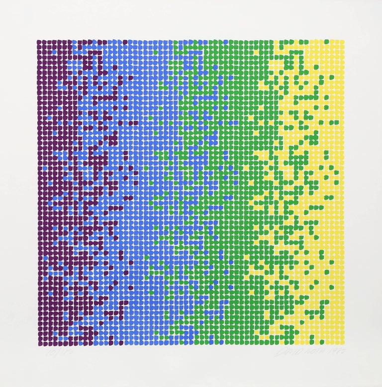 David Roth - Abstract Serigraph 1980 by David Roth For Sale at 1stDibs