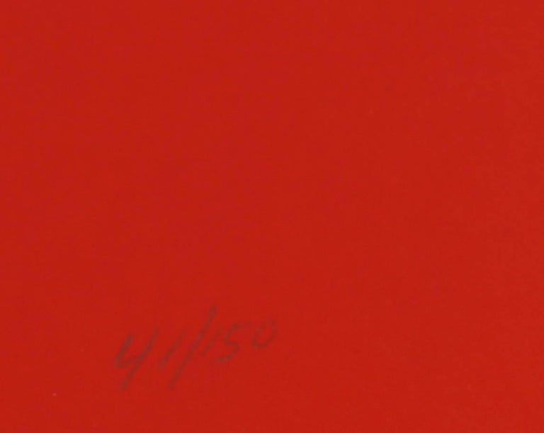 Bob Bonies - Composition in Red and Blue II at 1stDibs