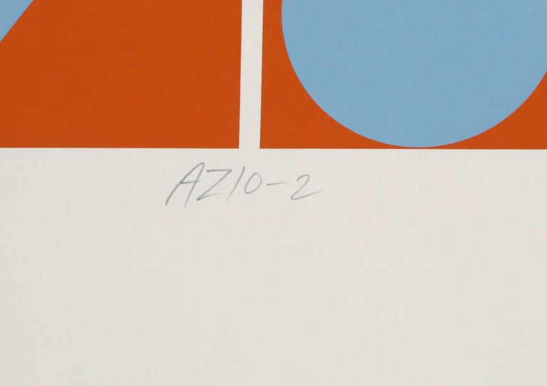 Roger Barnes - "A-Z 10-2," Screenprint, 1973 at 1stdibs