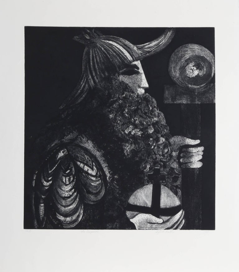 Sylvia Roth - Sylvia Roth, "The Emperor," Etching with Aquatint, circa ...