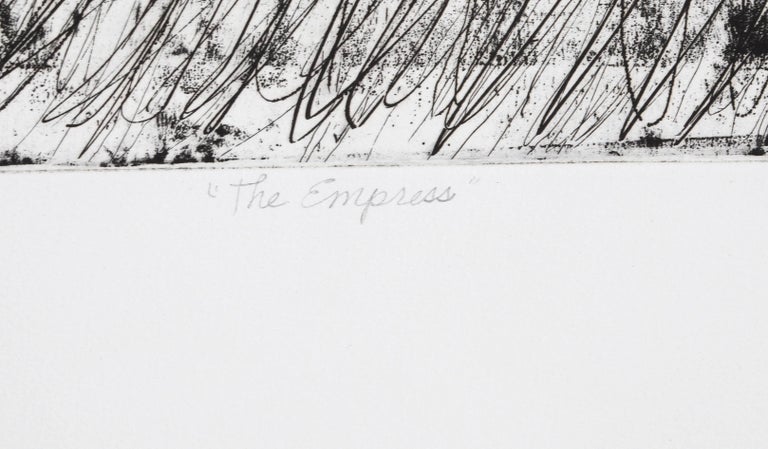 Sylvia Roth - Sylvia Roth, "The Empress," Etching with Aquatint, circa ...