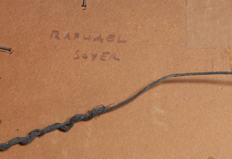 Raphael Soyer - "City Street, " Oil on Board, circa 1930 For Sale at ...