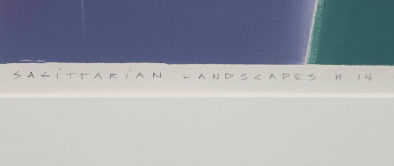 Unson Merino - "Sagittarian Landscape #14," Monotype with Collage ...