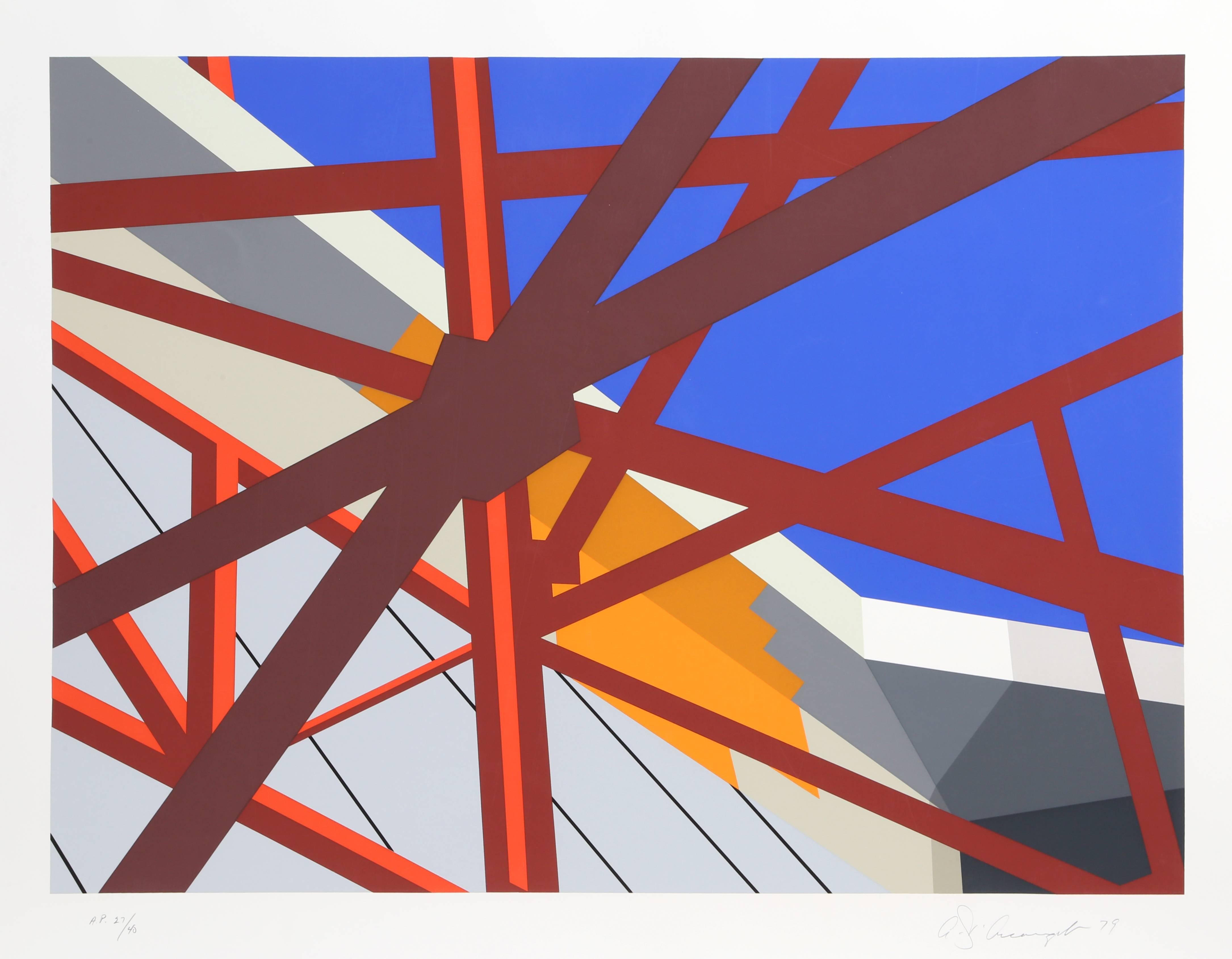Allan D'Arcangelo 1 - "Web," Serigraph, 1979 by Allan D'Arcangelo at ...