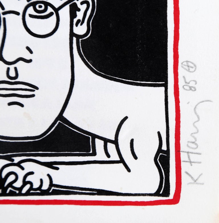 Keith Haring Self Portrait