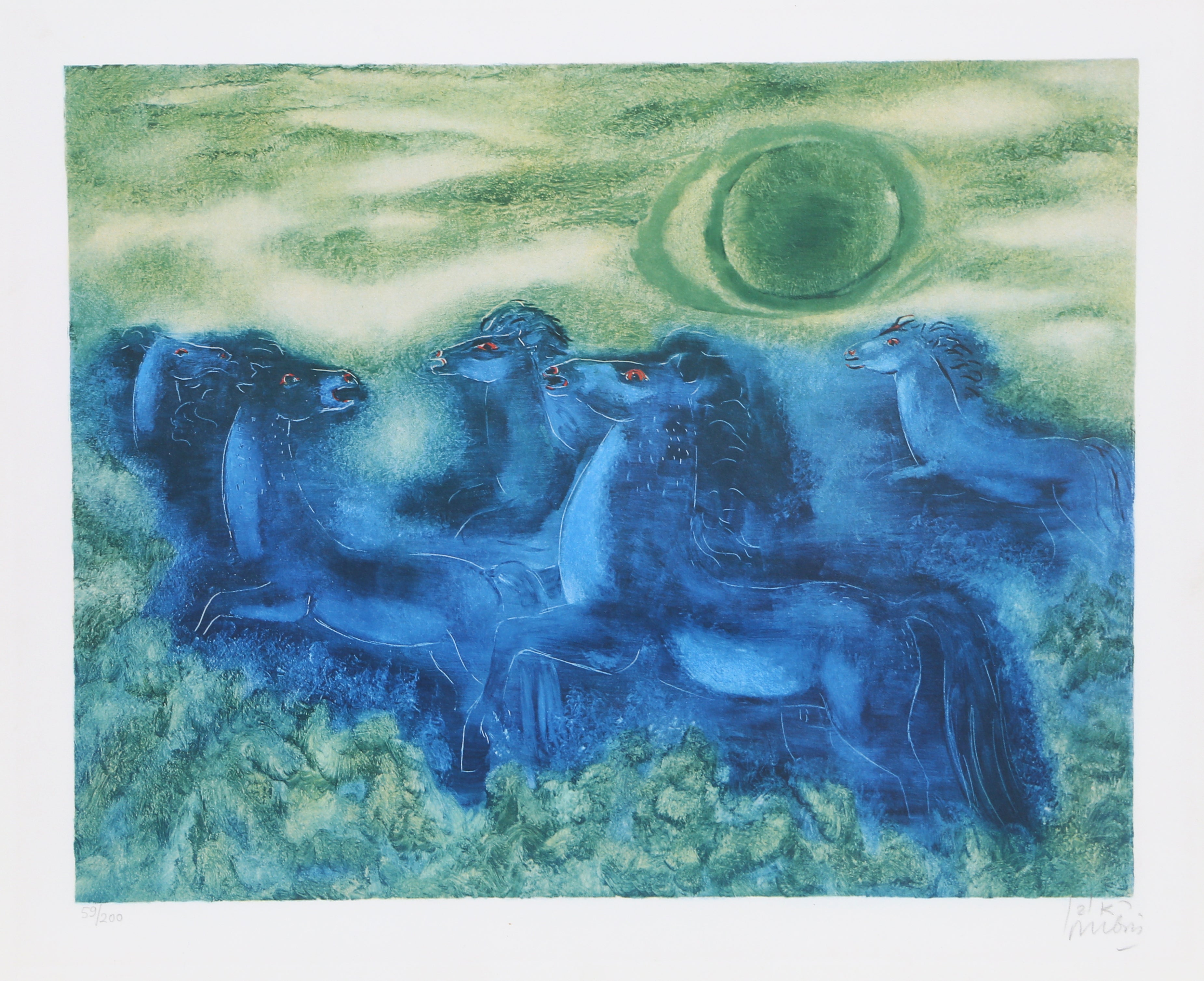 Reuven Rubin - Modern Israeli Lithograph Reuven Rubin Views Of Israel ...