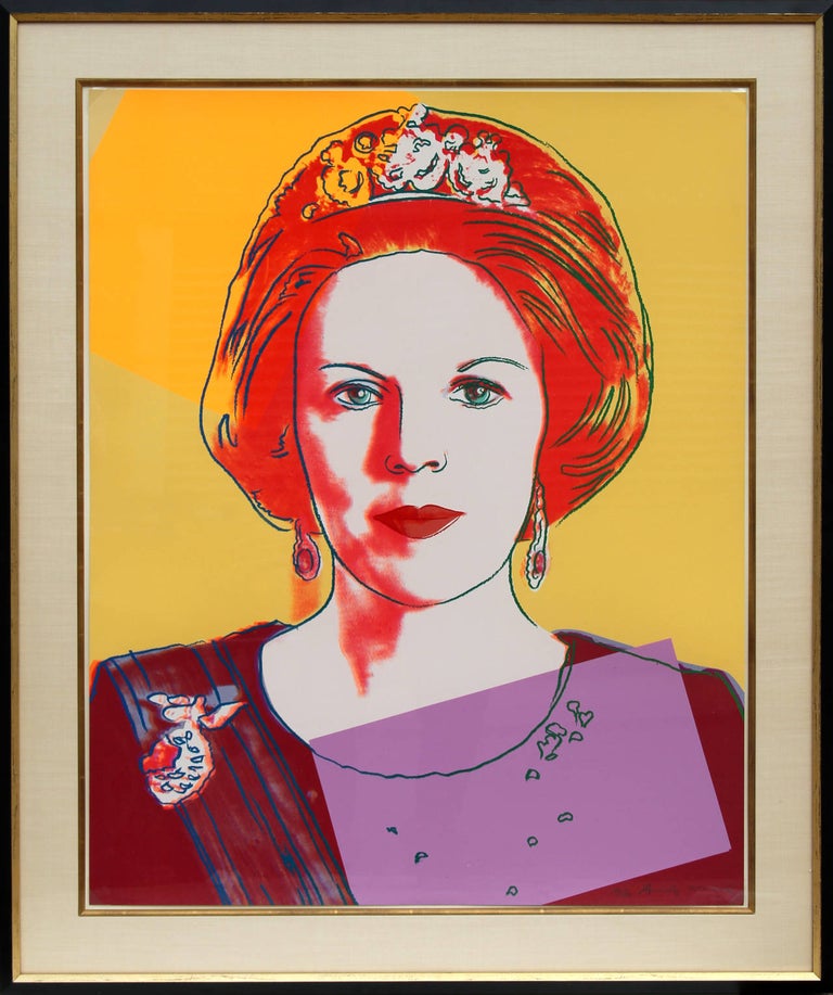 Andy Warhol - Queen Beatrix of the Netherlands (FS.II.341) at 1stDibs