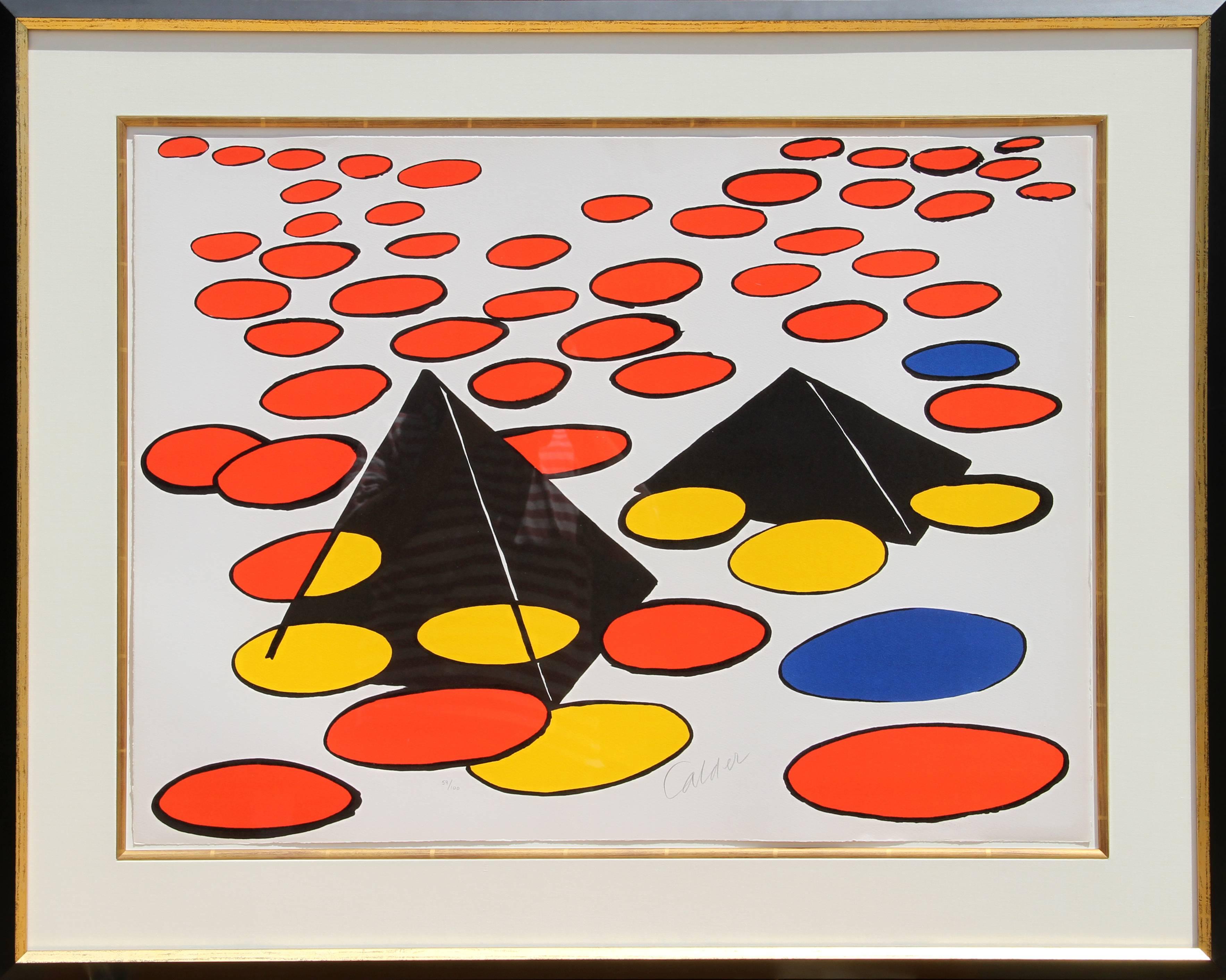 Alexander Calder - Black Pyramids at 1stDibs