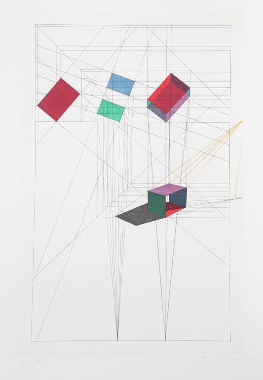 Ronald Davis - Rotation Inclinaison sur 1stDibs