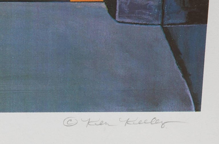 Ken Keeley - Ken Keeley, "Times Square Station," Serigraph, circa 1990 ...