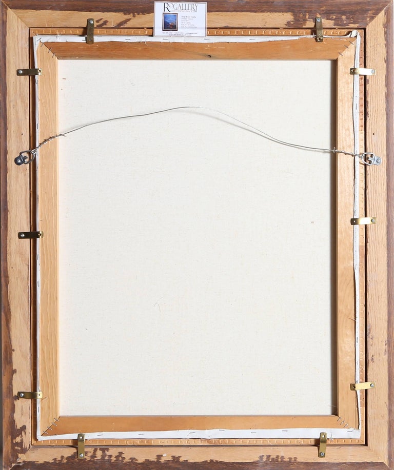 Jorge Braun Tarallo - Saloon, Western Oil Painting at 1stDibs