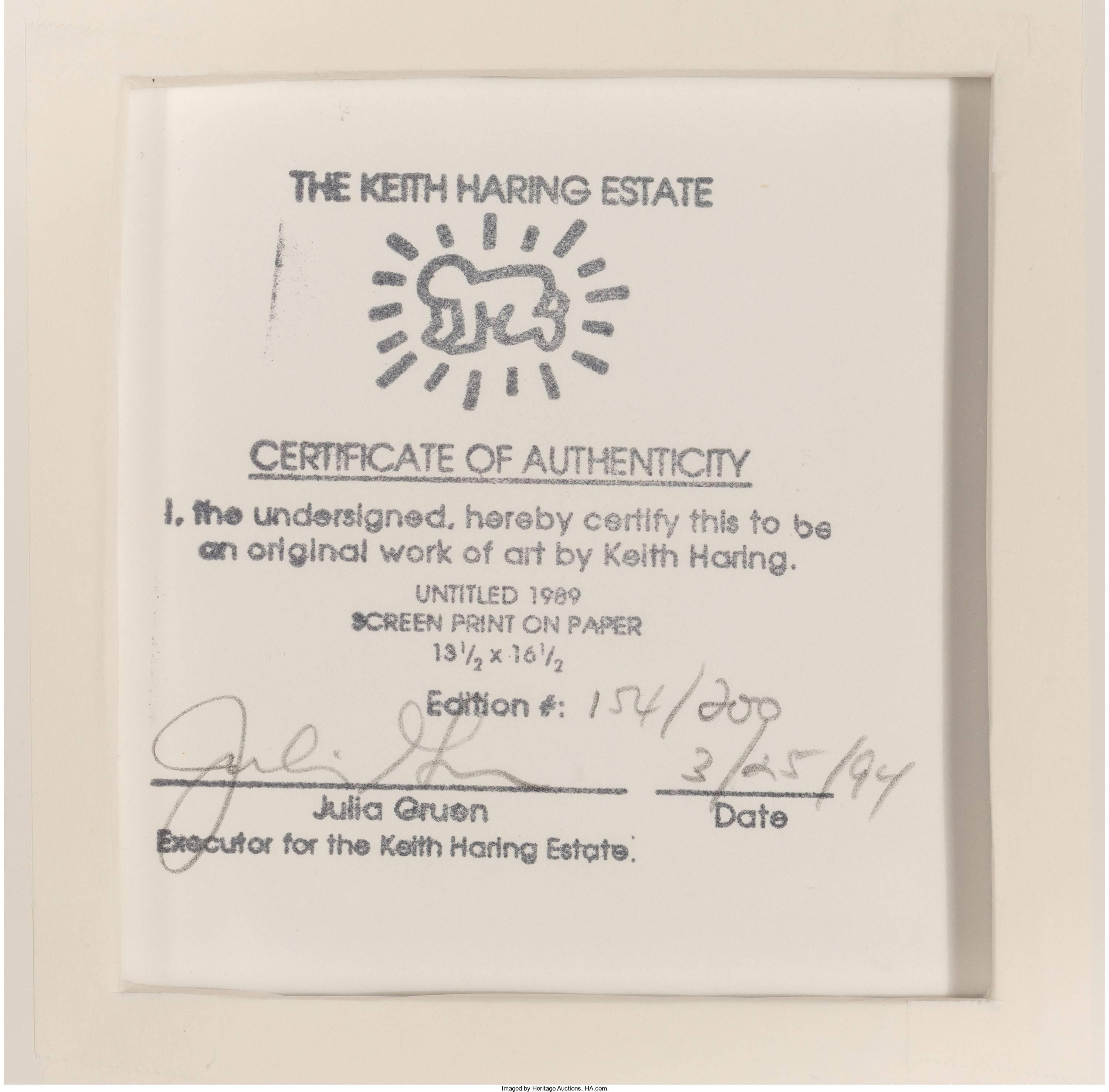 Keith Haring - Pop Shop V (3) at 1stDibs | keith haring fish, keith ...