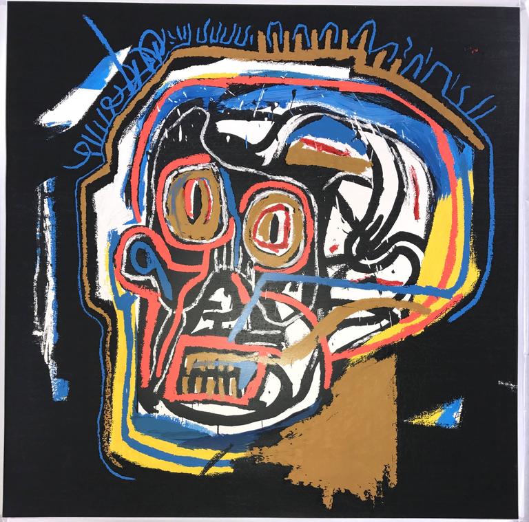 after Jean-Michel Basquiat - Head at 1stDibs
