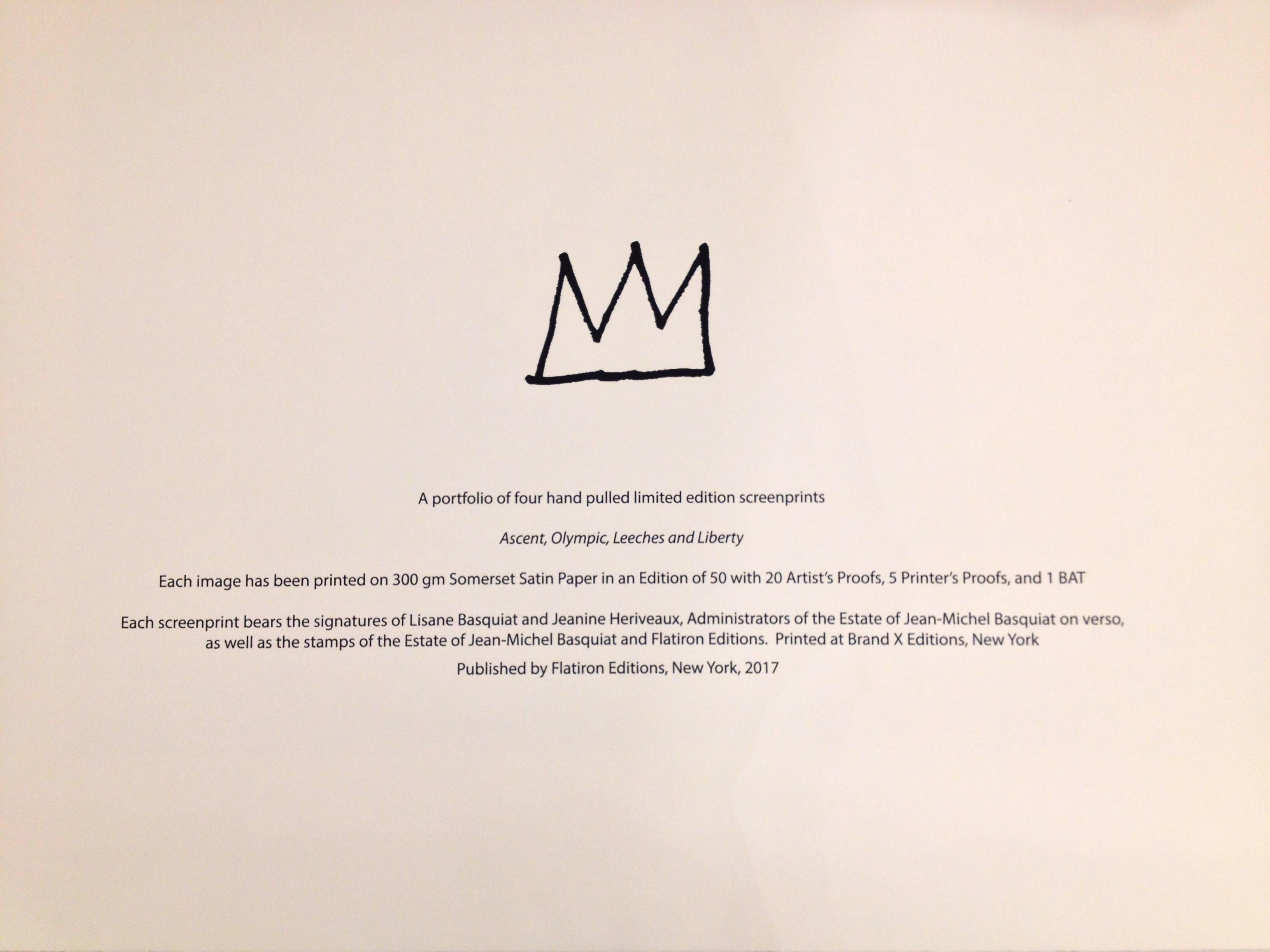 after Jean-Michel Basquiat - Leeches at 1stDibs | leeches basquiat ...
