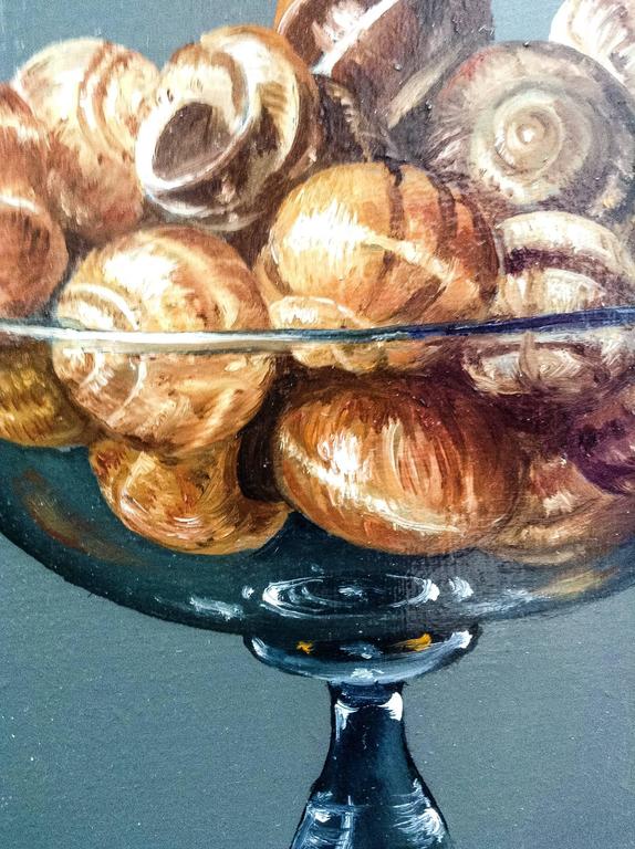Tobias Harrison - Snail Shells original oil painting at 1stDibs