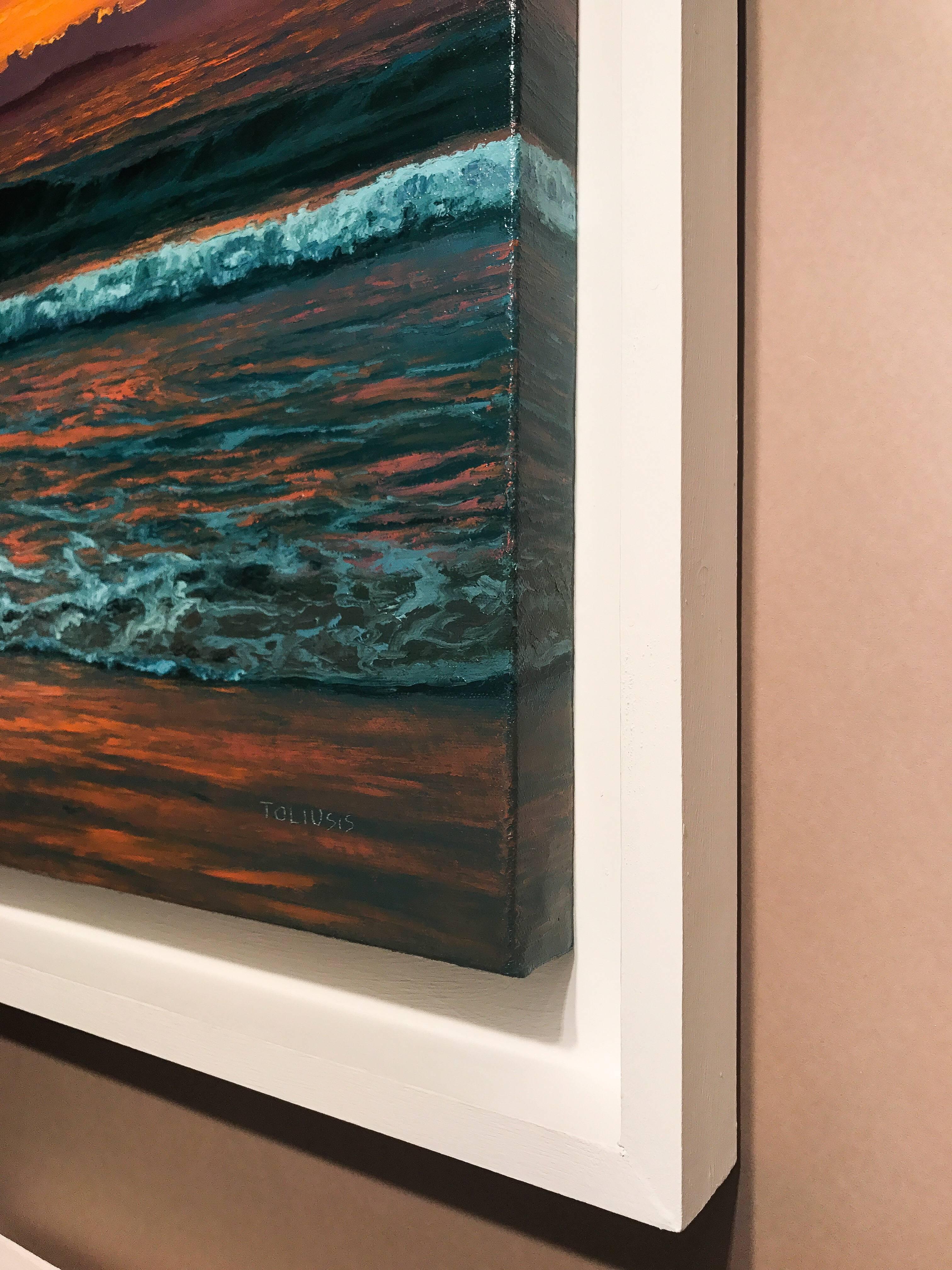 Erika Toliusis - Enchanted original sunset painting at 1stDibs
