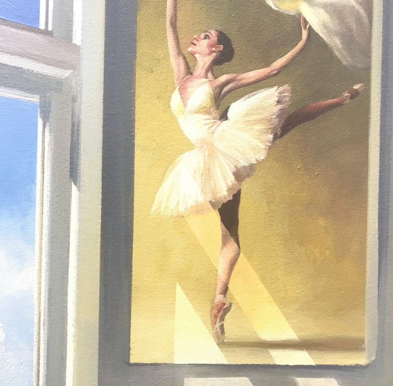 Luis Fuentes - Ballerina's House - original oil Landscape painting at ...