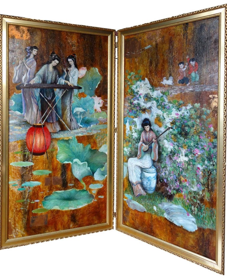 Li Zhong Liang - Garden of Music I For Sale at 1stDibs