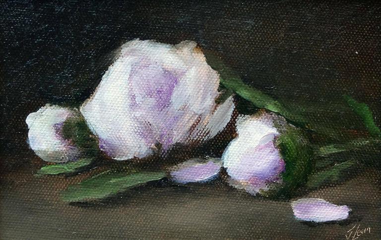 Judith Levin - Delicate Peonies at 1stDibs