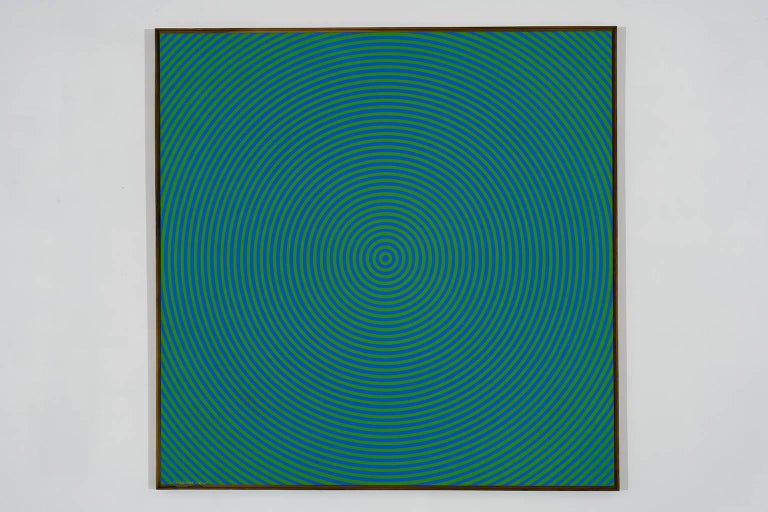 Claude Tousignant - Bleu + vert = jaune For Sale at 1stDibs